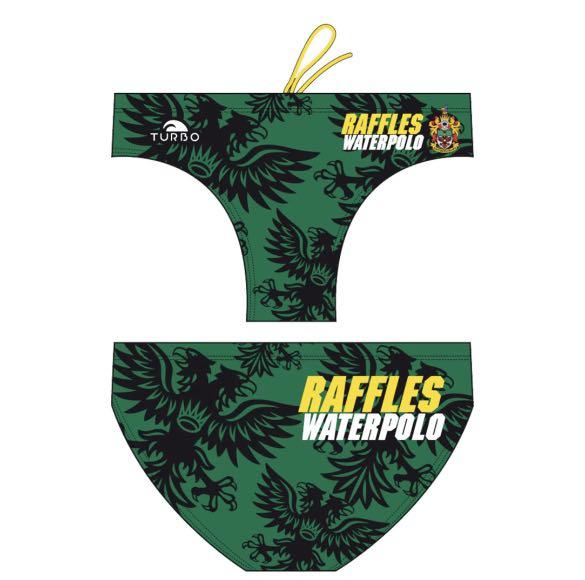 Raffles waterpolo swimming trunks, Men's Fashion, Bottoms, Swim Trunks ...