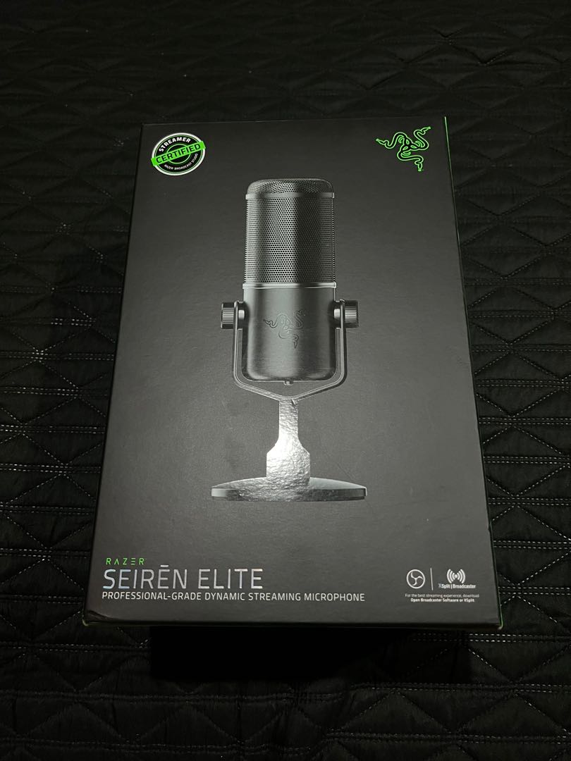 Razer Seiren Elite Streaming Microphone, Audio, Microphones on Carousell