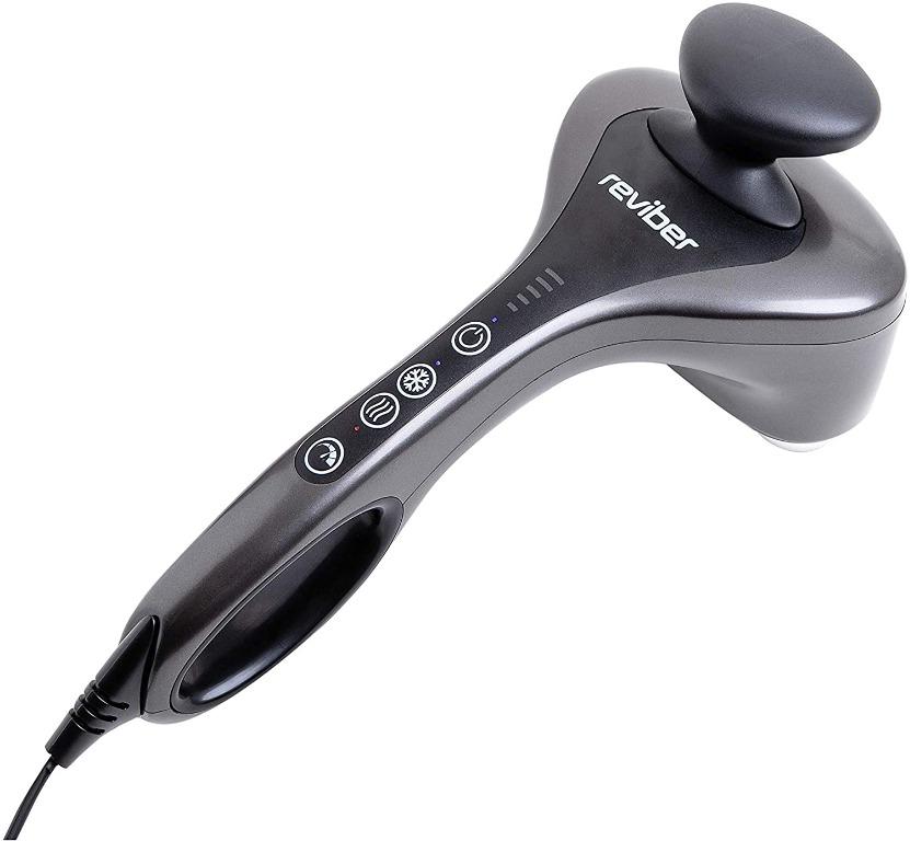 Reviber Hot and Cold Percussion Handheld Deep Tissue Massager with 2 ...
