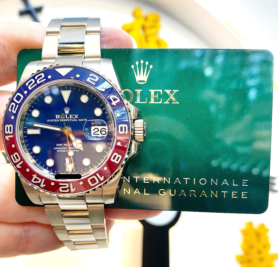 Rolex 126719blro Gmt2 wg pepsi blue, Luxury, Watches on Carousell
