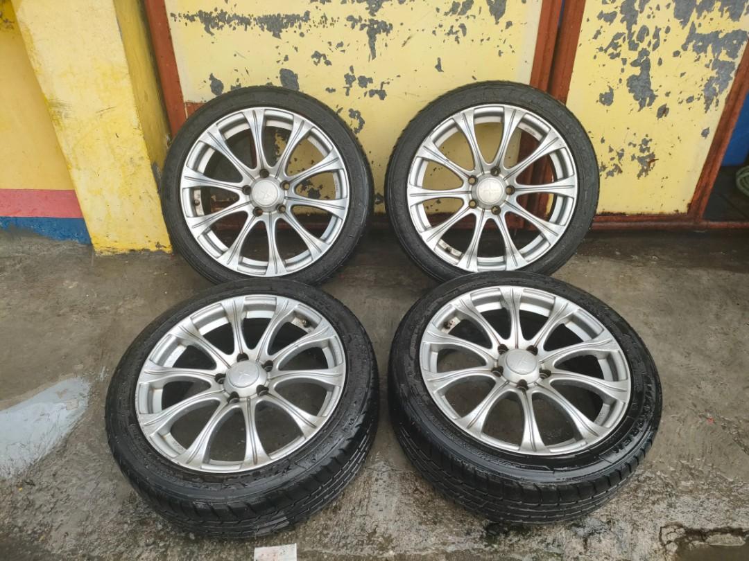 ROTA 17s Mags and Tires with Lugnuts, Car Parts & Accessories, Mags and ...