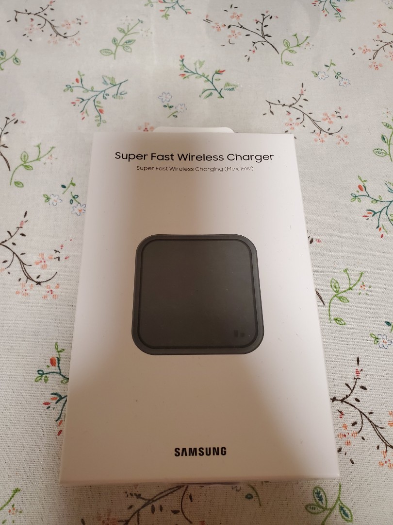原裝三星Samsung Super Fast Wireless Charger 無線閃充充電板 P2400 (15W) (包括9V2.77A 25W 旅行充 電器) EP ...