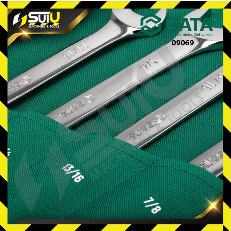 Sata 09069 14 Pc. SAE Combination Wrench Set, Everything Else, Others ...