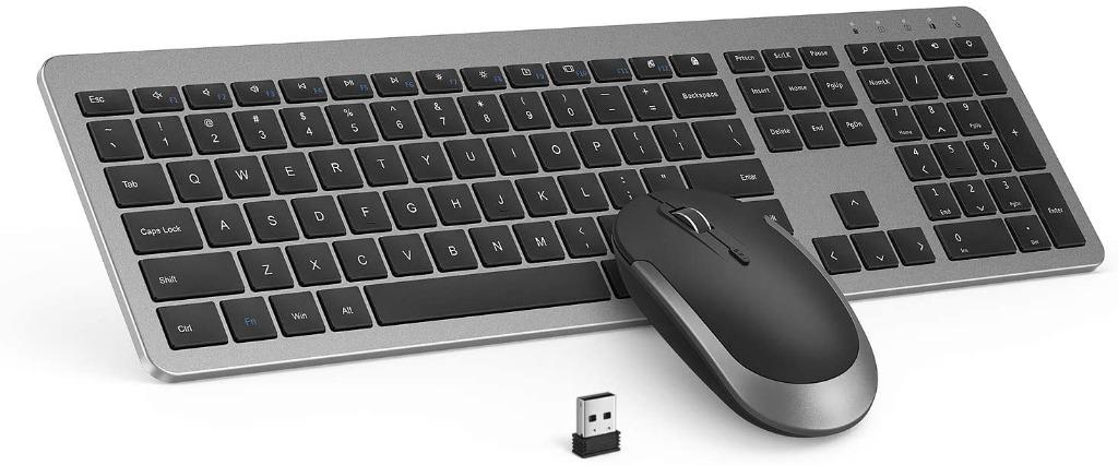 Seenda SK38 Wireless Keyboard and Mouse Set (UK Layout) - Full Size ...