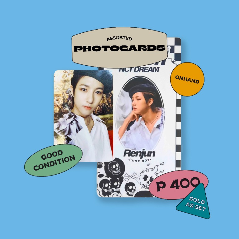 [SET] NCT Dream We Boom Renjun PC and Scratch Card, Hobbies & Toys ...