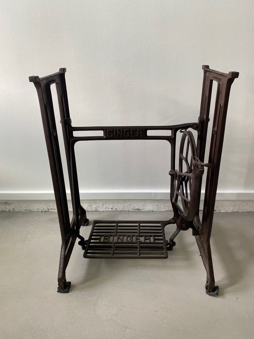 Singer sewing machine stand, Furniture & Home Living, Furniture, Other ...