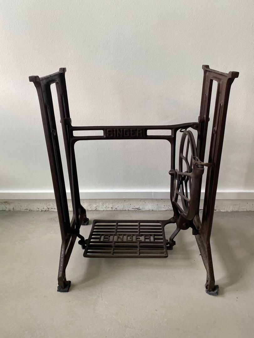 Singer sewing machine stand, Furniture & Home Living, Furniture, Other ...