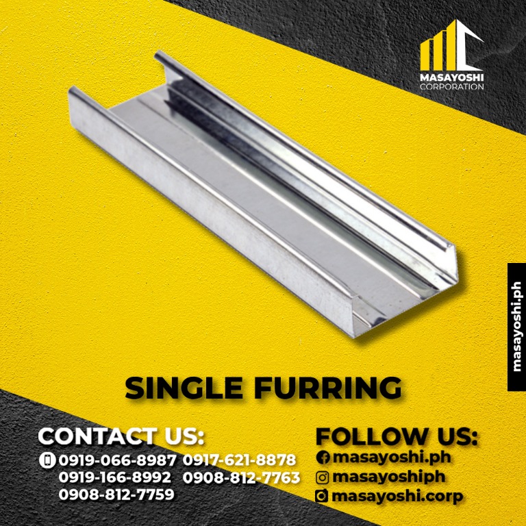 Single Furring | Furring | Light Metal Frames | Framing | False Ceiling ...