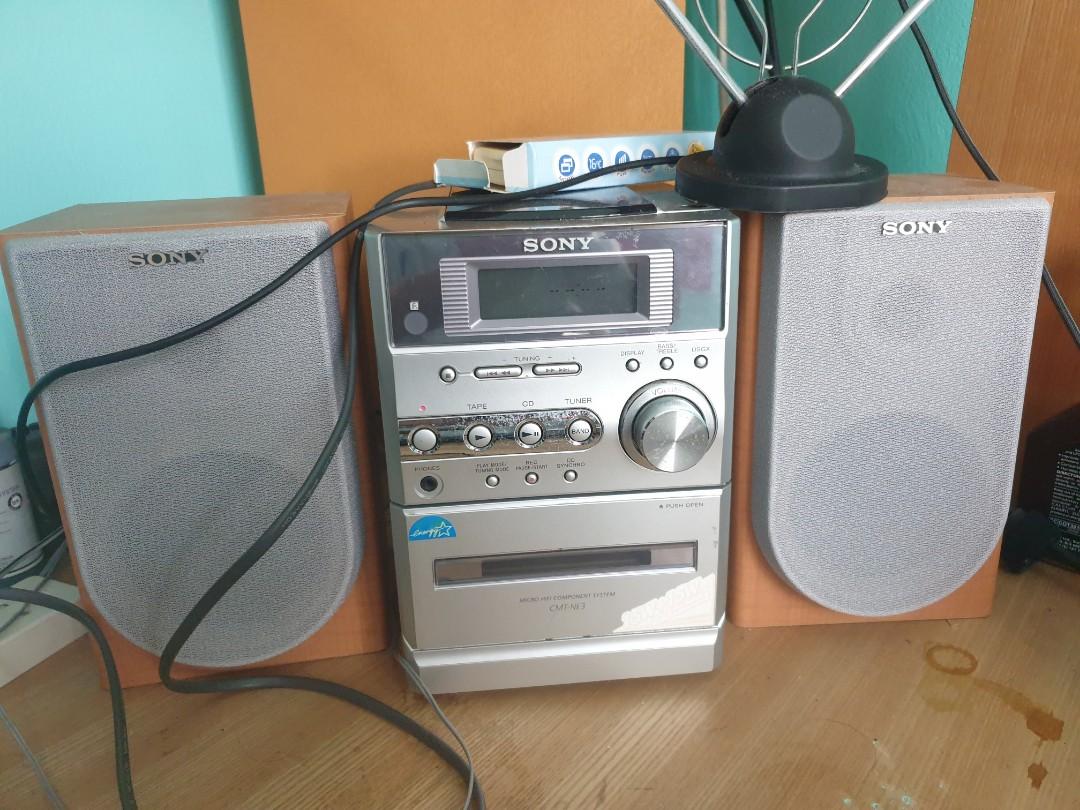 Sony mini compo 1990s, Audio, Portable Audio Accessories on Carousell