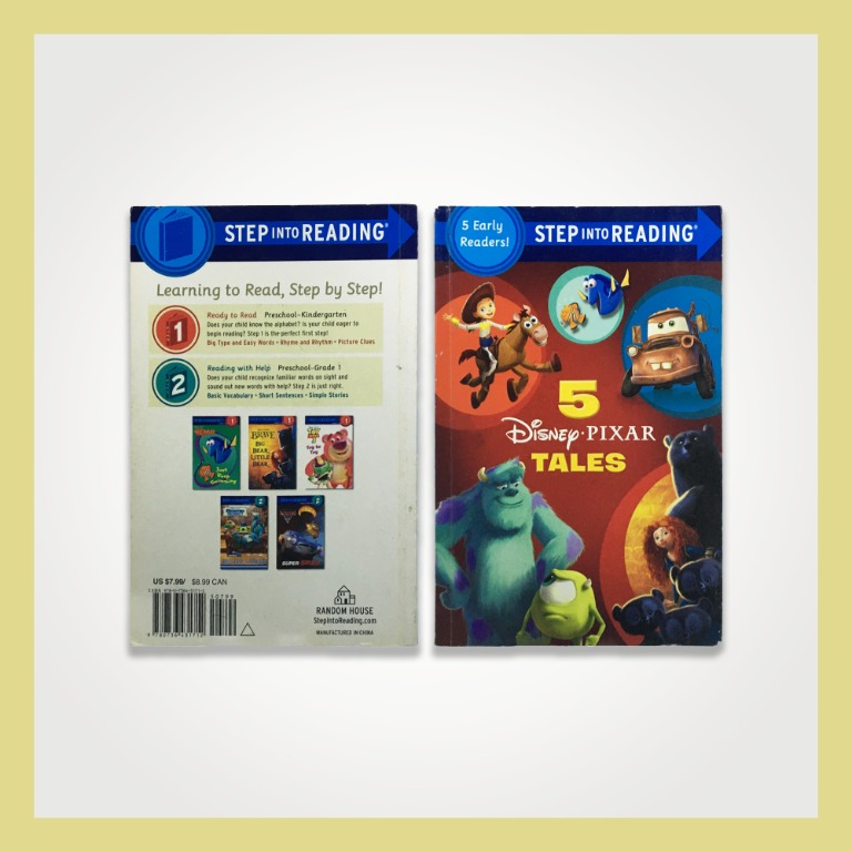Step Into Reading: 5 Disney-Pixar Tales, Hobbies & Toys, Books ...