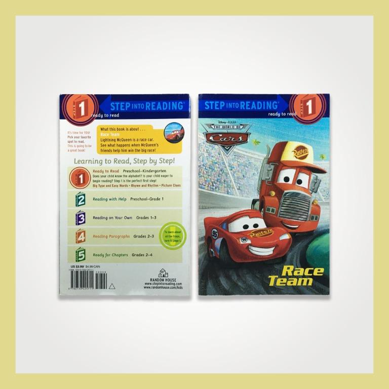 Step Into Reading: Cars Race Team, Hobbies & Toys, Books & Magazines ...