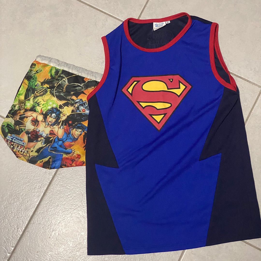 Superman justice league run Jersey free JLA drawstring bag, Men's ...