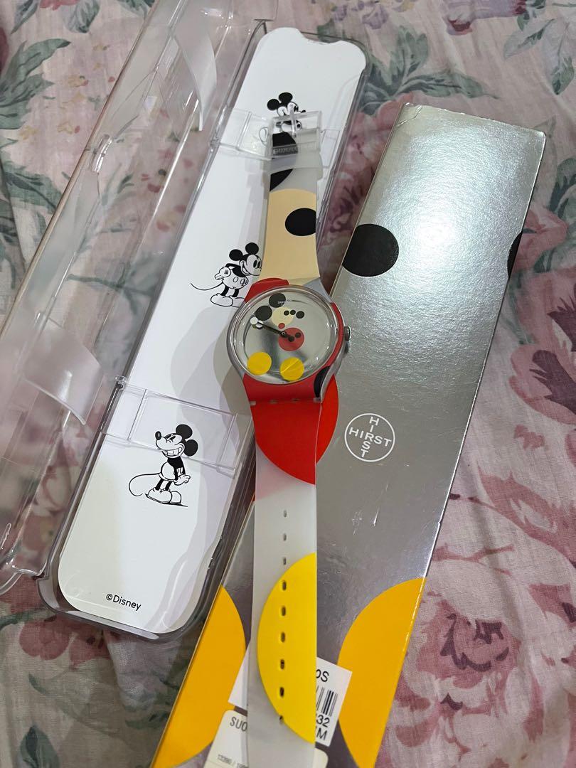 swatch mickey mouse, Women's Fashion, Watches & Accessories, Watches on ...