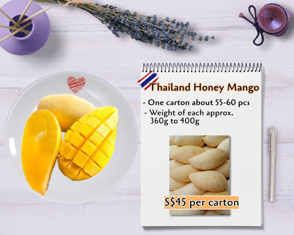Thailand Honey Mango, Food & Drinks, Fresh Produce on Carousell
