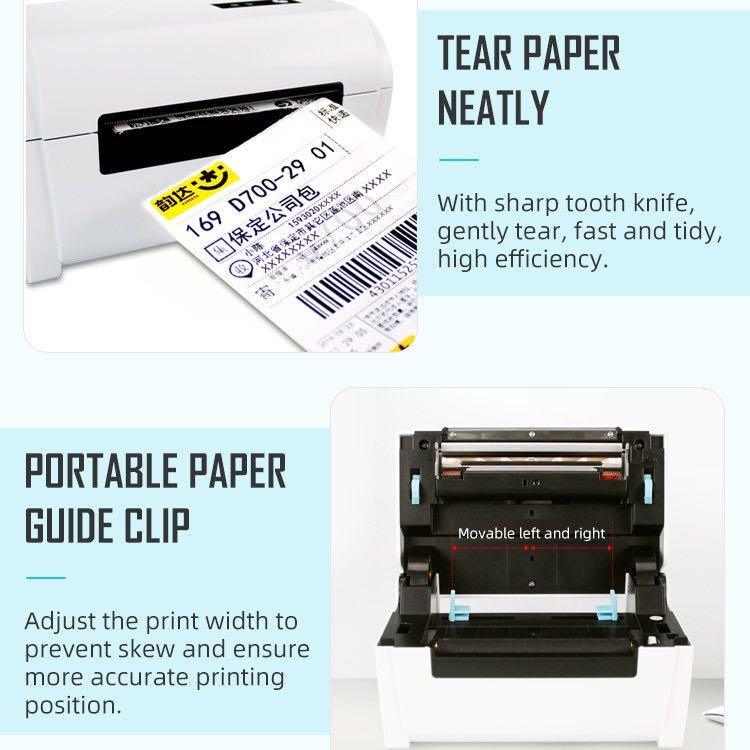 Thermal Waybill Printer - A6 Label Bluetooth Barcode Printer FREE ...