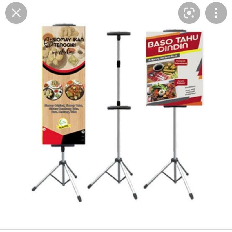 Tripod banner aluminium / tripod alumunium / tripod 2 sisi / tripod ...