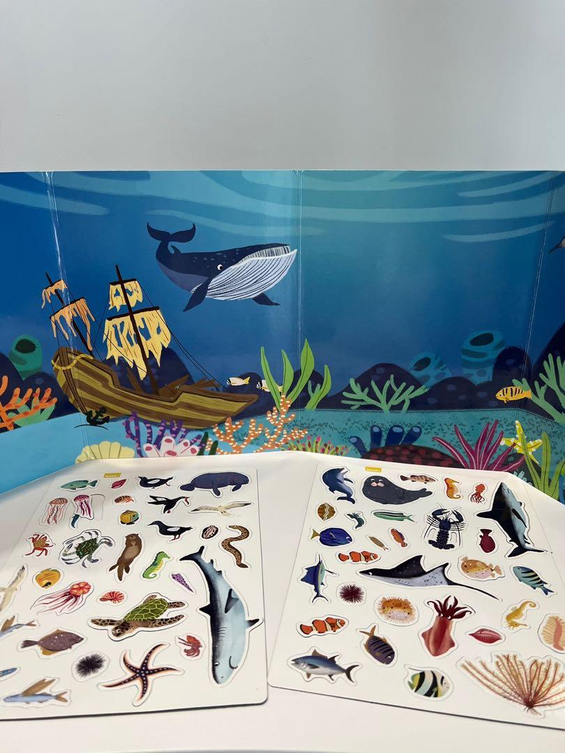 SOLD!! Under the Sea - sea animals magnets with magnet board for ...