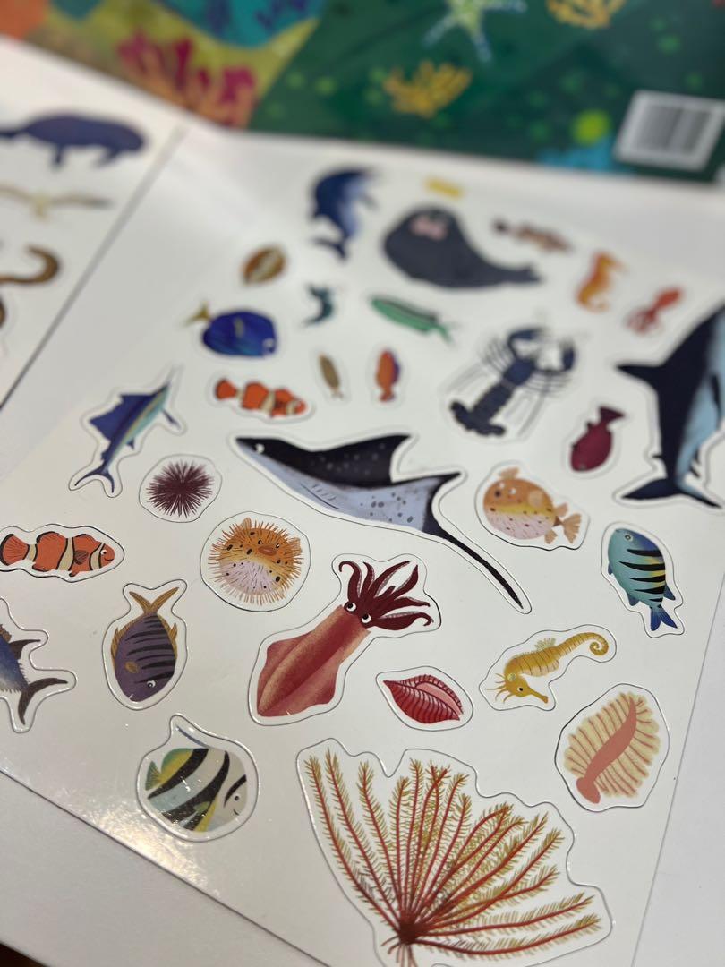 SOLD!! Under the Sea - sea animals magnets with magnet board for ...