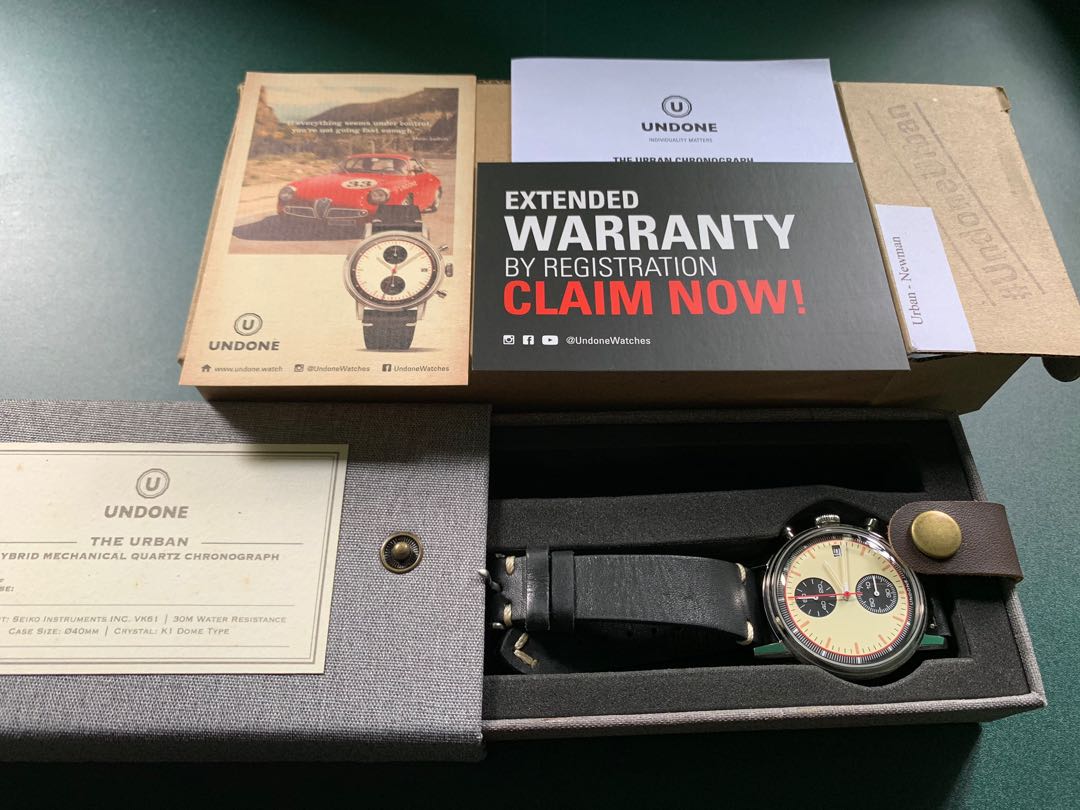 Undone The Urban Chronograph Newman, Men's Fashion, Watches ...
