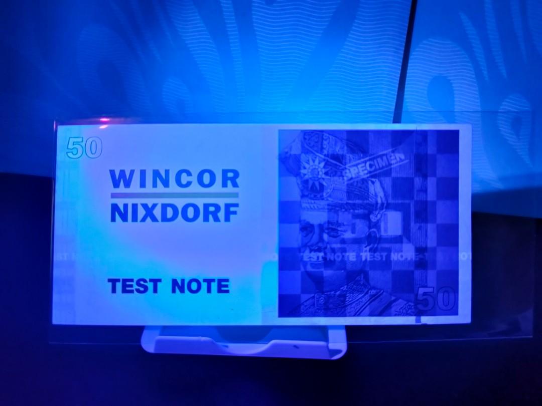 Wincor Nixdorf RM50 Test Note, Hobbies & Toys, Collectibles ...