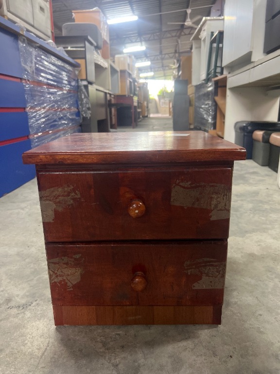 Wooden Small Bedside Table / Meja Sisi Katil Kecil Kayu, Furniture ...