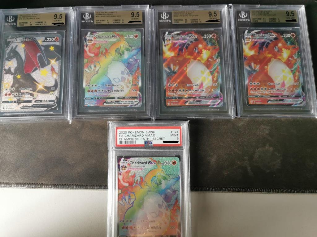 WTS Pokemon - Charizard slabs (Champion Path/Darkness Ablaze) BGS/PSA ...
