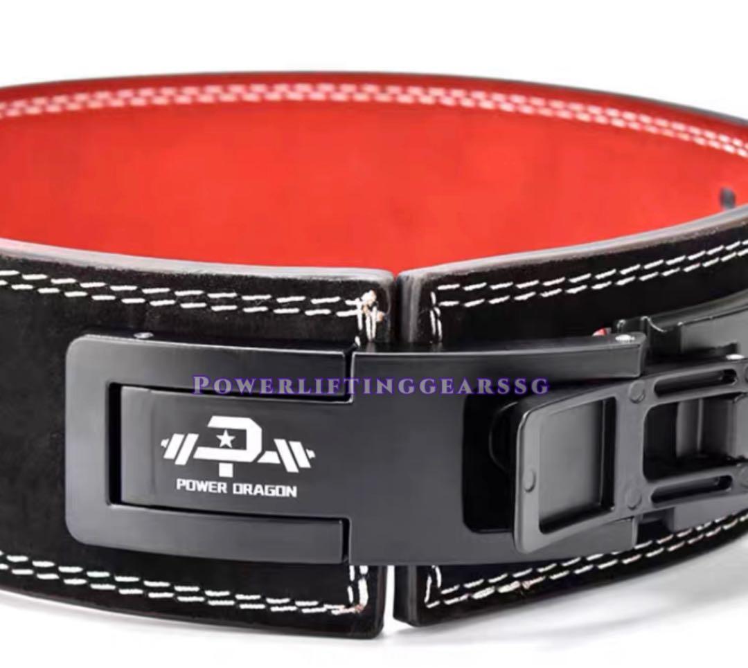 10mm /13 mm PD Power Dragon Suede Powerlifting belt / Weightlifting ...
