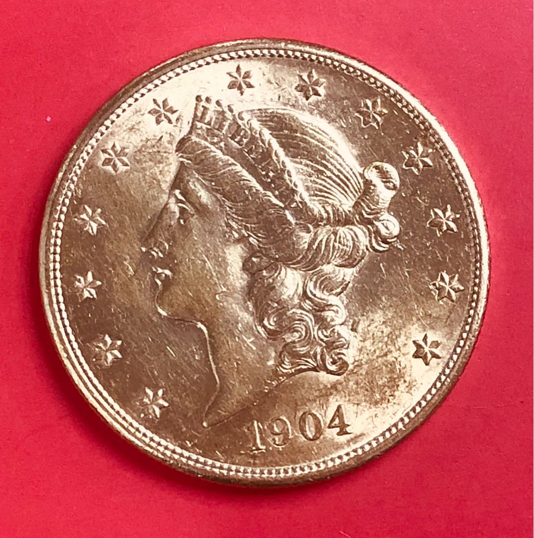 1904 Gold coin(US $20), Hobbies & Toys, Memorabilia & Collectibles ...