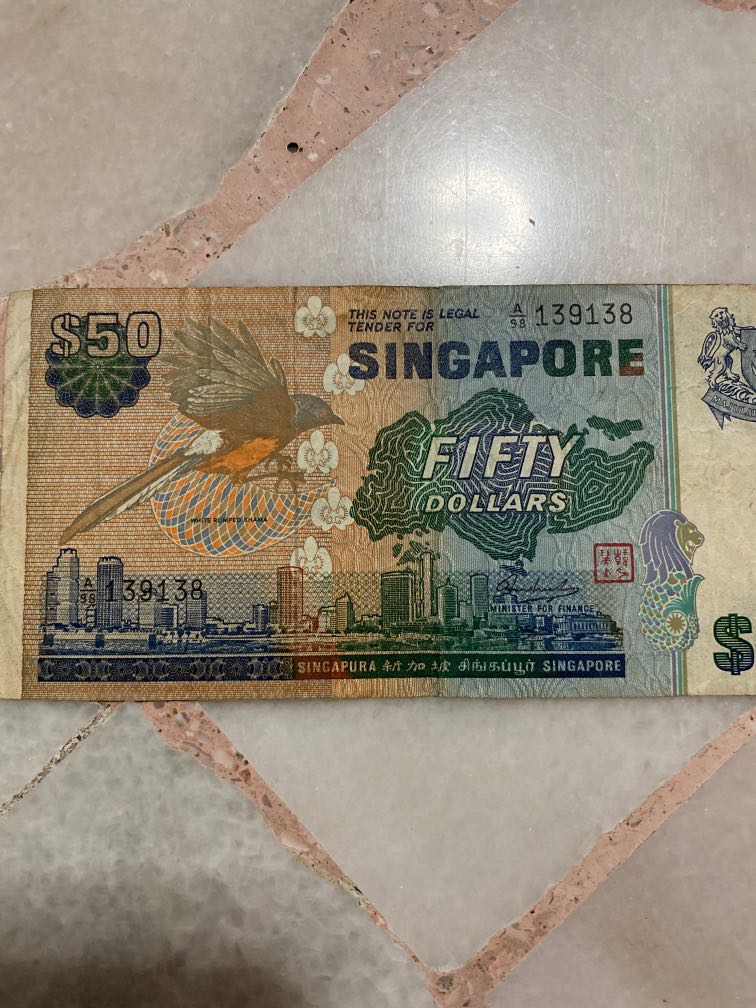 $50 Old Note Bird Series, Hobbies & Toys, Memorabilia & Collectibles ...