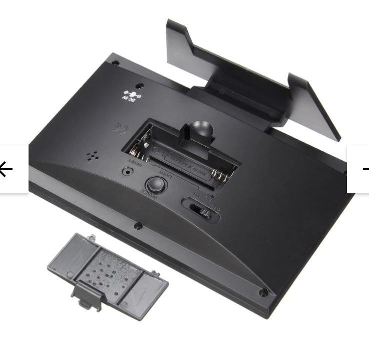 8082T Weather Forecast Clock LED Color Screen Perpetual Calendar ...