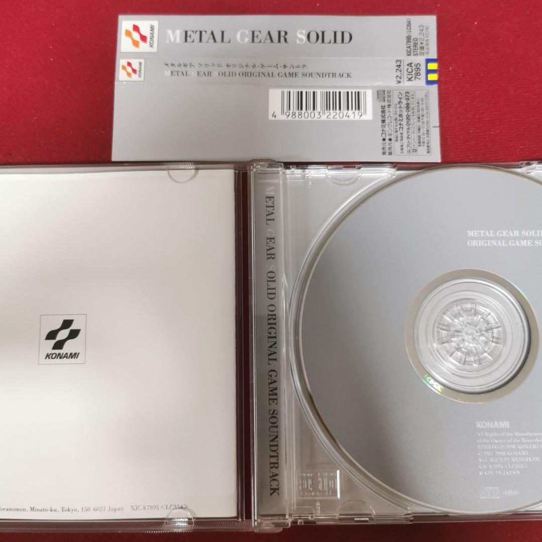 日本製 Metal Gear Solid CD 遊戲原聲大碟Original Game Soundtrack CD / KONAMI made ...