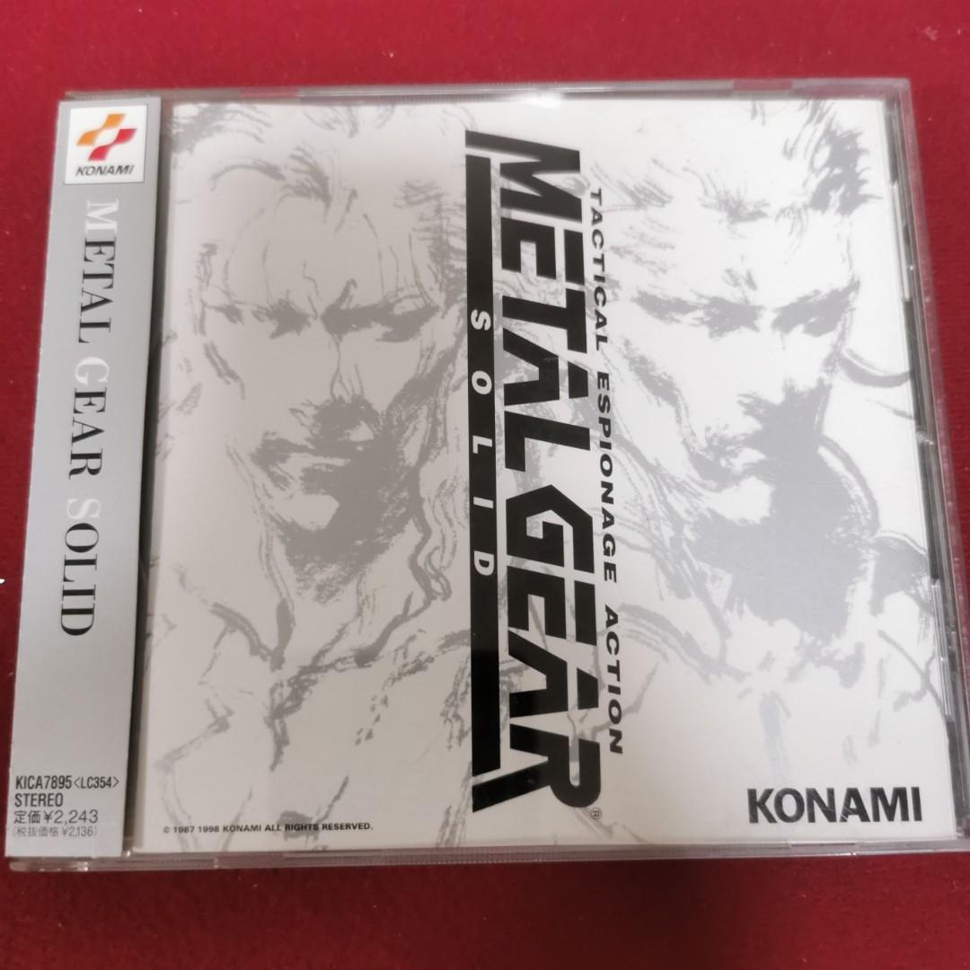 日本製 Metal Gear Solid CD 遊戲原聲大碟Original Game Soundtrack CD / KONAMI made ...