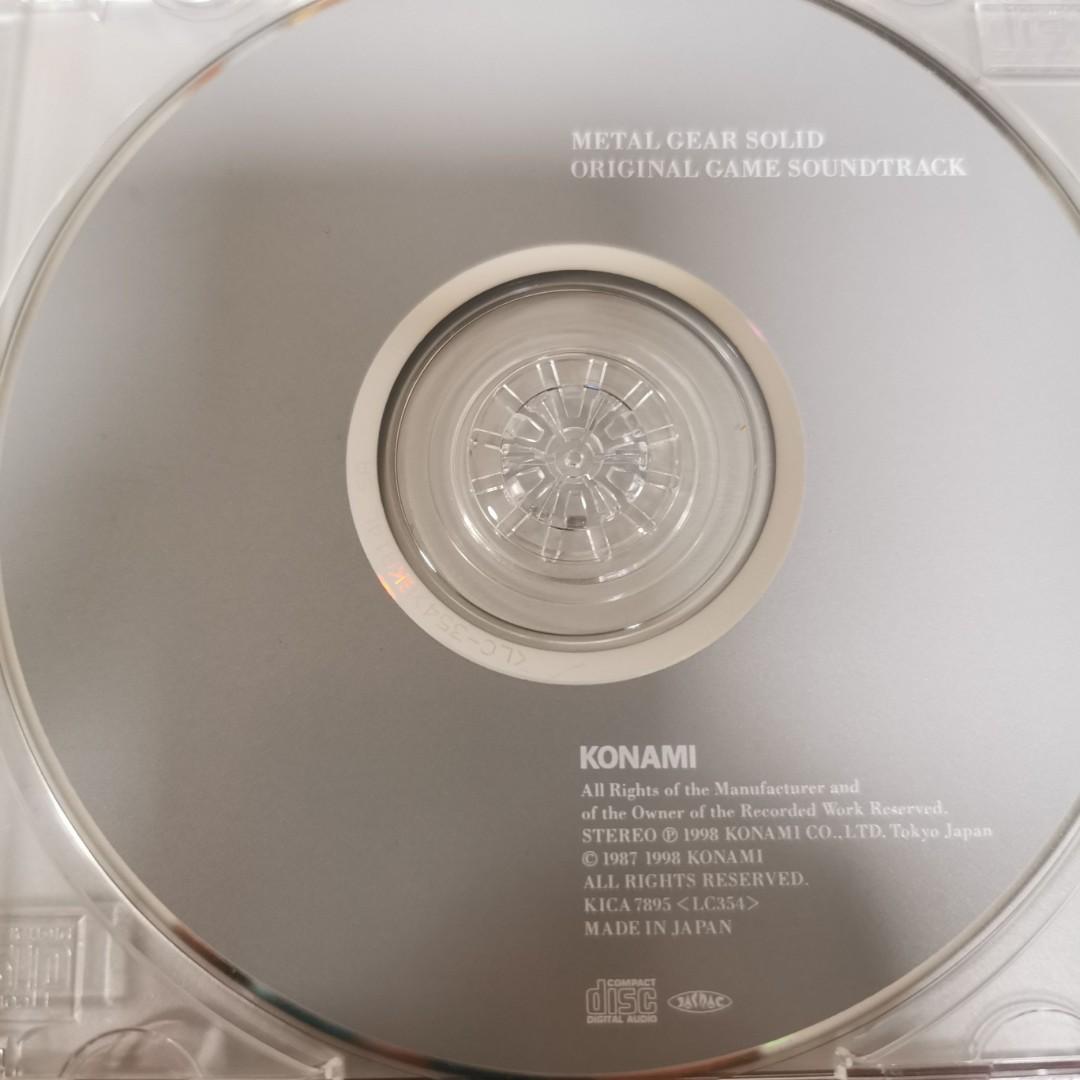 日本製 Metal Gear Solid CD 遊戲原聲大碟Original Game Soundtrack CD / KONAMI made ...
