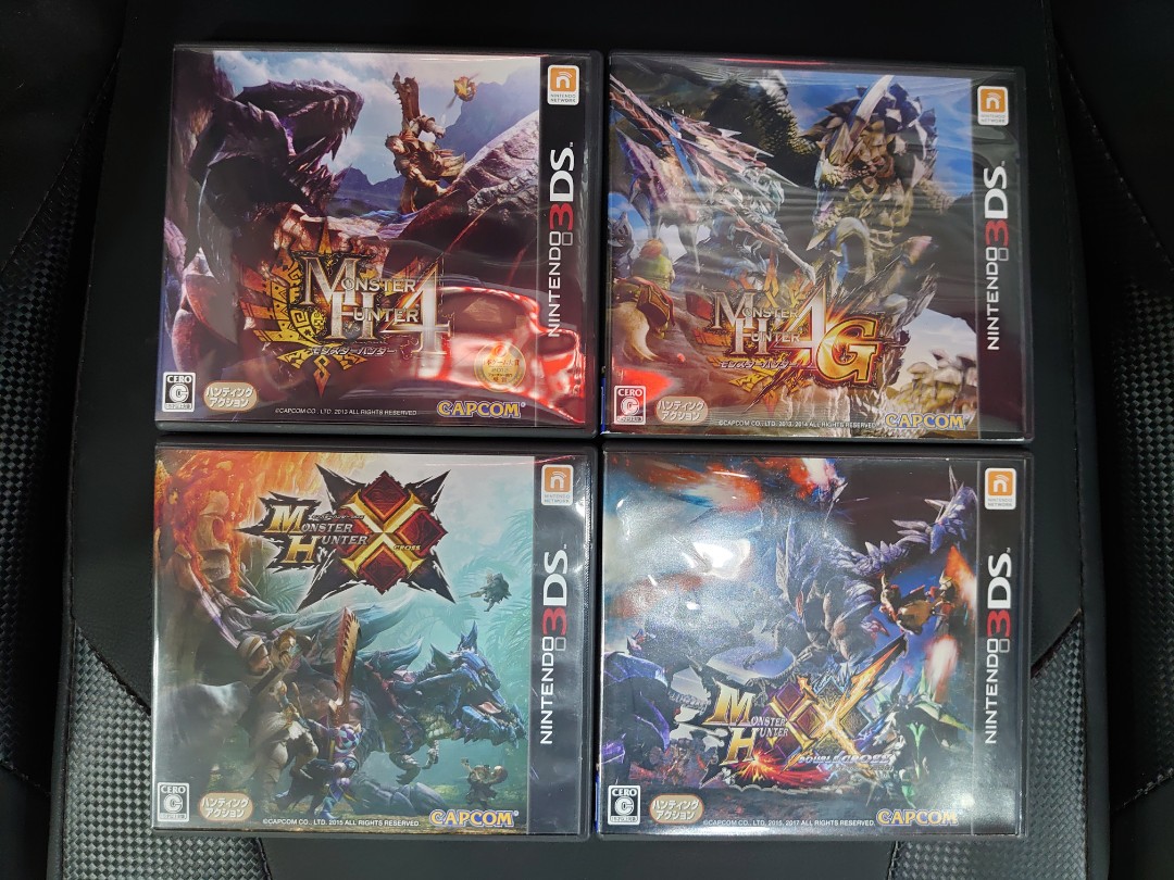 任天堂 Nintendo 3DS monster hunter 魔物獵人 怪物獵人 系列 mh4 mh4g mhx mhxx, 電子遊戲, 電子遊戲機, Nintendo 任天堂 ...