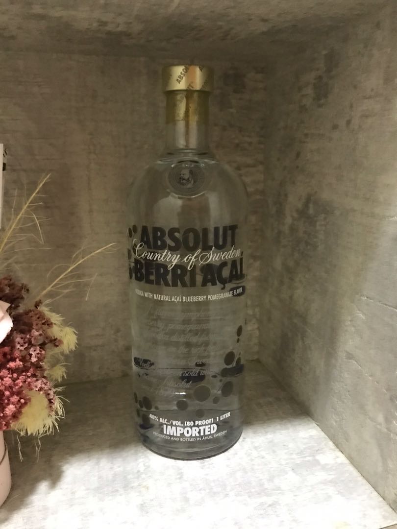 Absolute vodka berri acai 1L, Food & Drinks, Alcoholic Beverages on ...