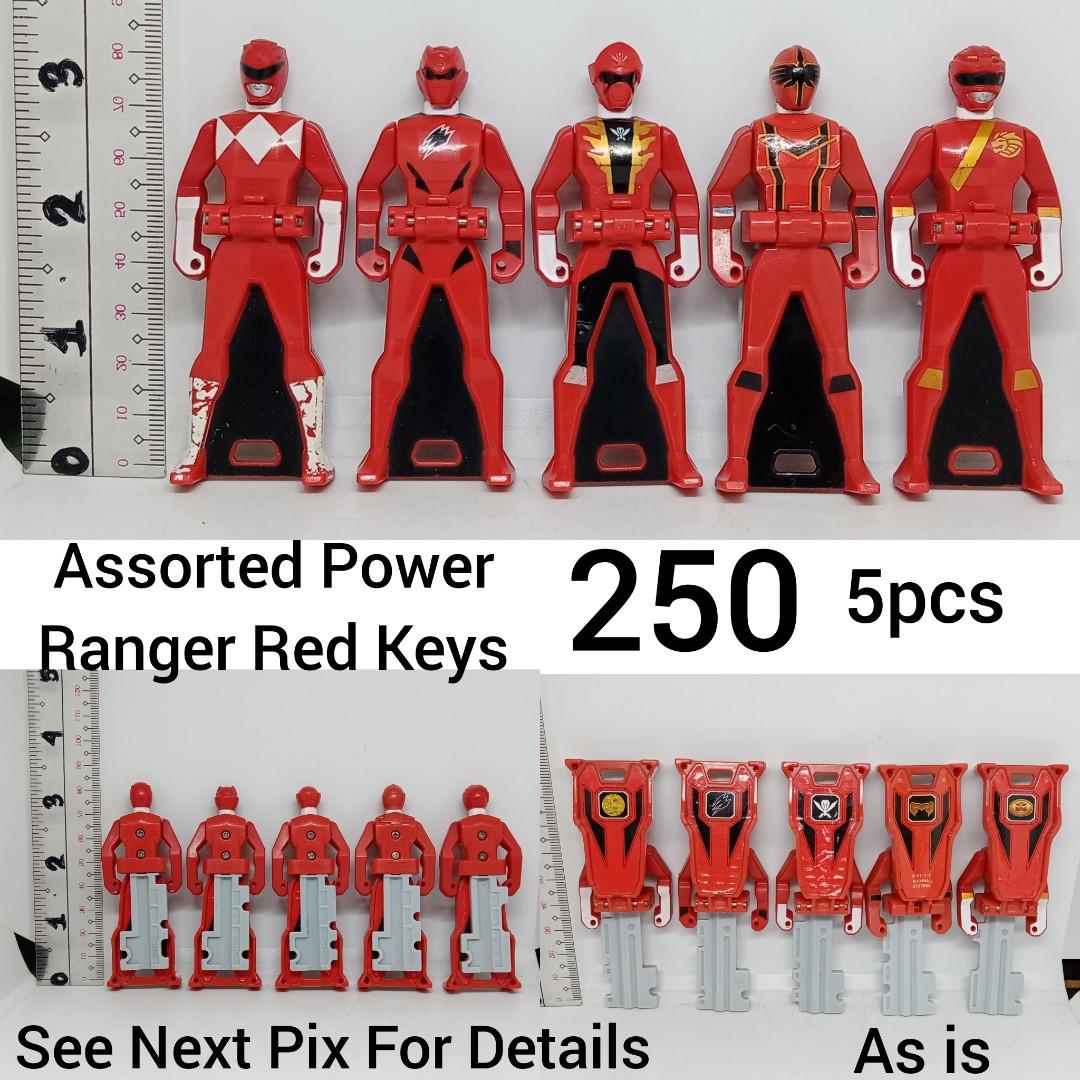 Assorted Power Rangers Keys, Hobbies & Toys, Toys & Games on Carousell