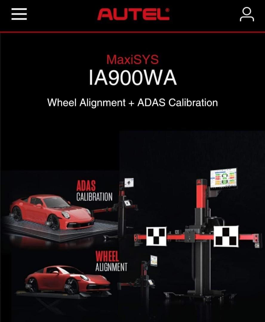 Autel IA900WA All-In-One Integrated ADAS Calibration & Four-Wheel ...