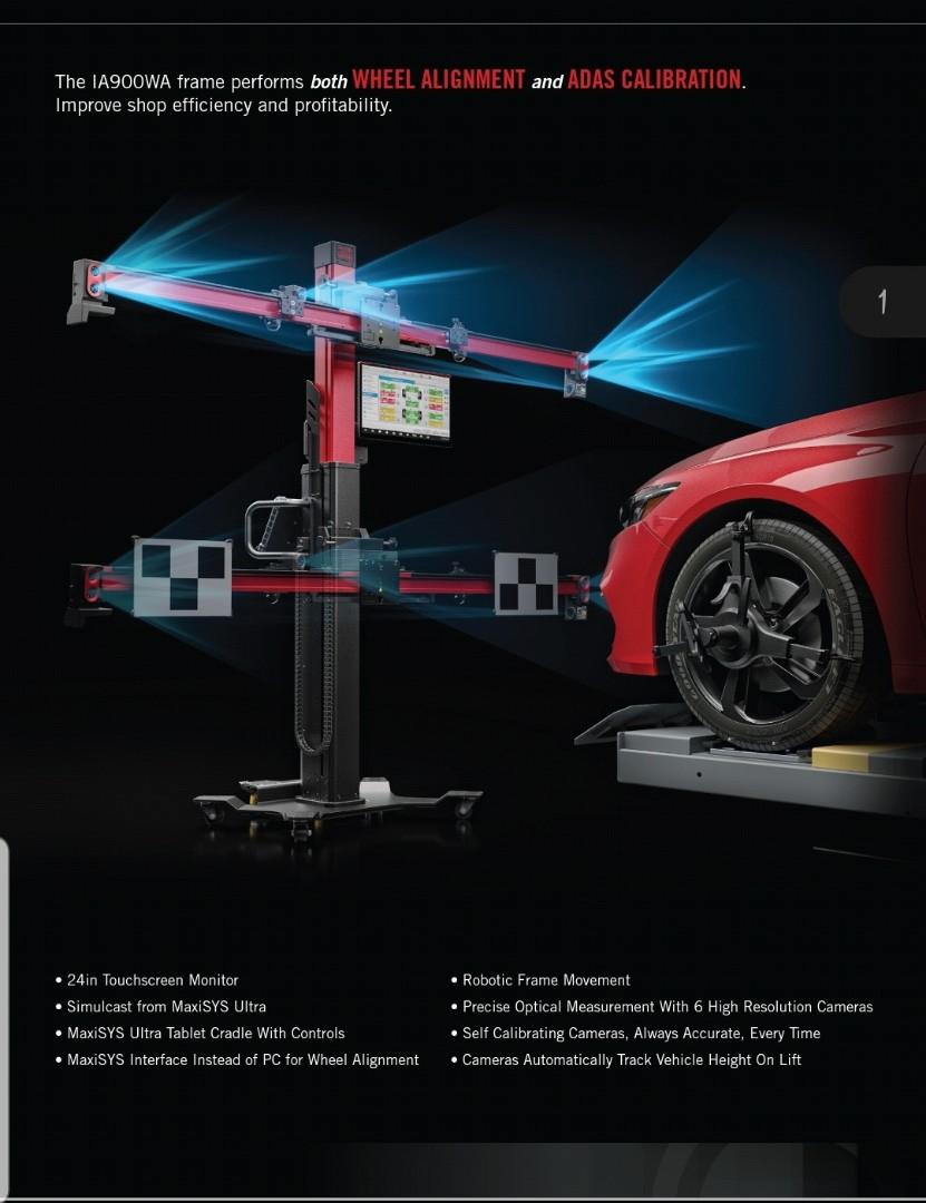 Autel IA900WA All-In-One Integrated ADAS Calibration & Four-Wheel ...