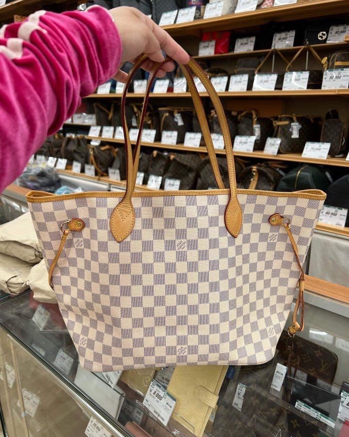 Authentic lv neverfull azur, Luxury, Bags & Wallets on Carousell