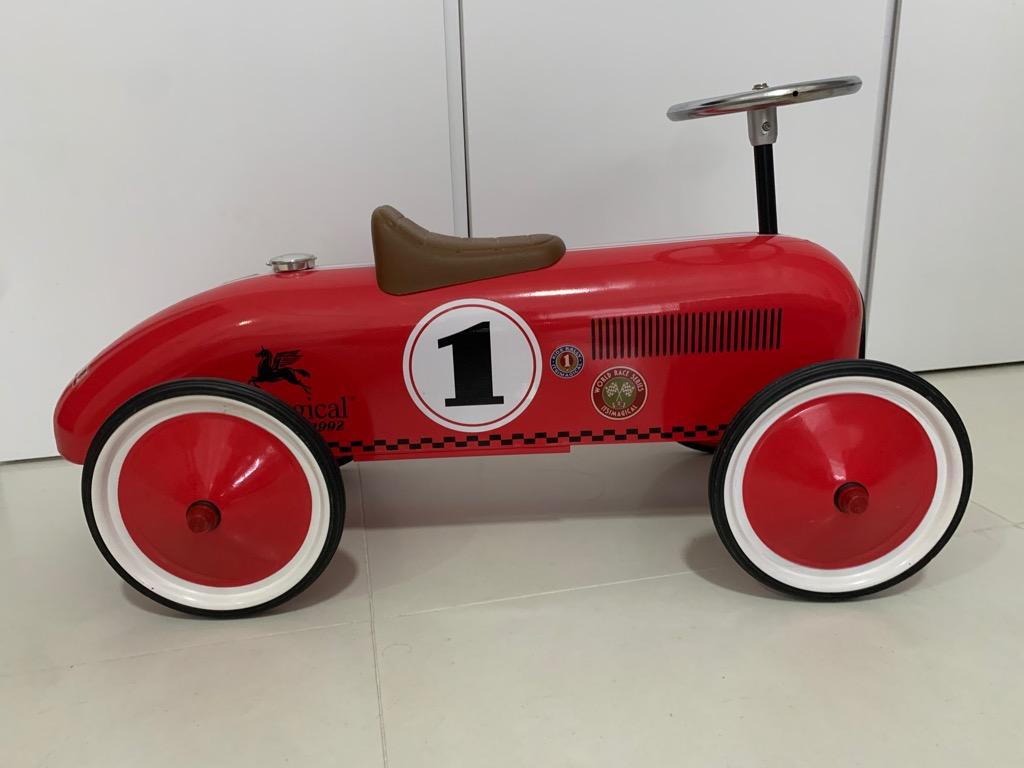 Kids Classic Metal Ride On Car, Hobbies & Toys, Toys & Games on Carousell