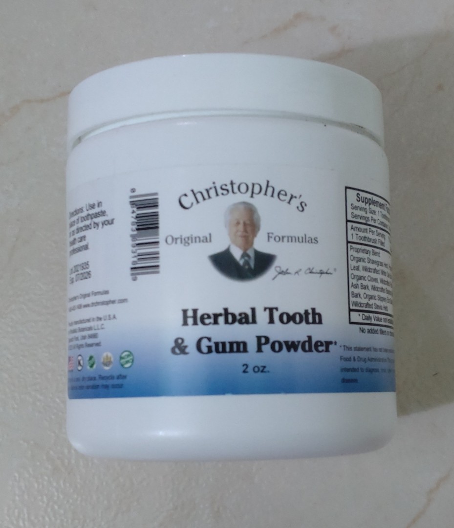 Brand NEW Christopher's Original Formulas, Herbal Tooth & Gum Powder, 2 ...