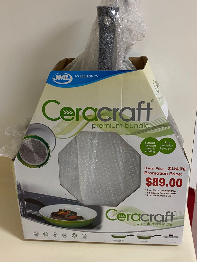 Bubble JML Ceracraft frying pan, Furniture & Home Living, Kitchenware ...