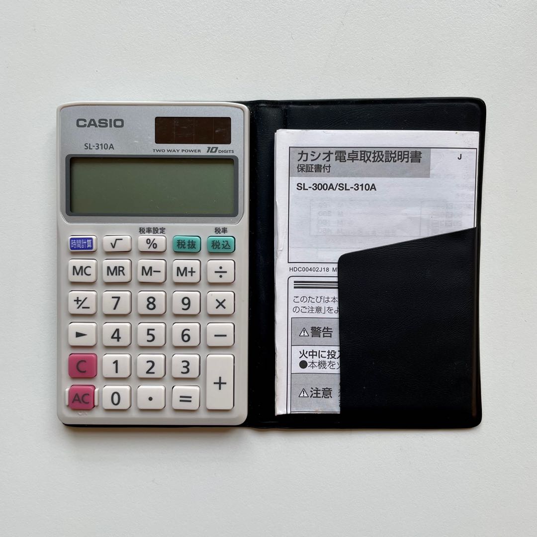 CASIO Calculator with cover, Computers & Tech, Office & Business ...