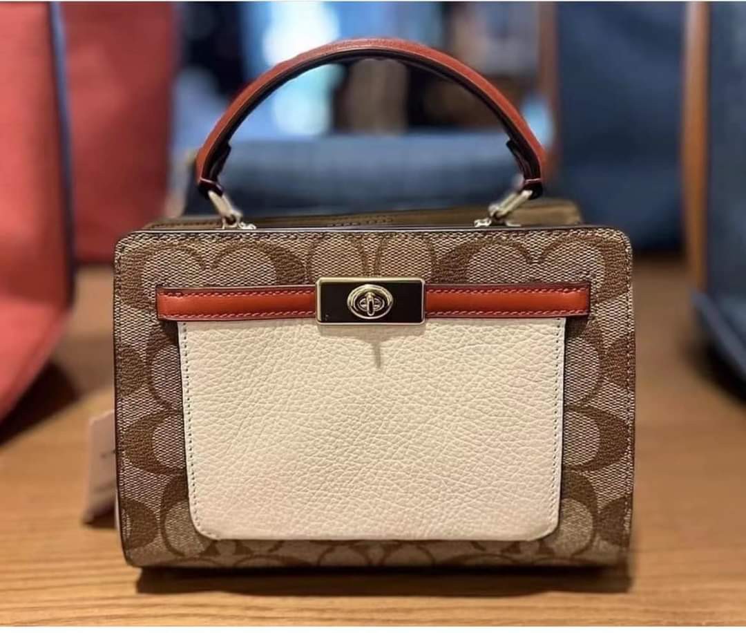Coach Mini Lane Top Handle, Luxury, Bags & Wallets on Carousell