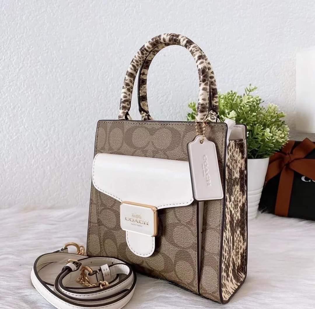 Coach Mini Pepper in Signature Canvas, Women's Fashion, Bags & Wallets ...
