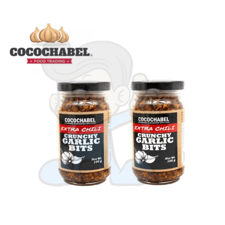 Cocochabel Extra Chili Crunchy Garlic Bits (2 x 160g), Food & Drinks ...