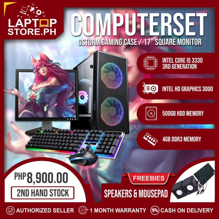 Computer Set Package Gaming Case Intel Core i5 3330 3.20ghz 4gb 500gb ...