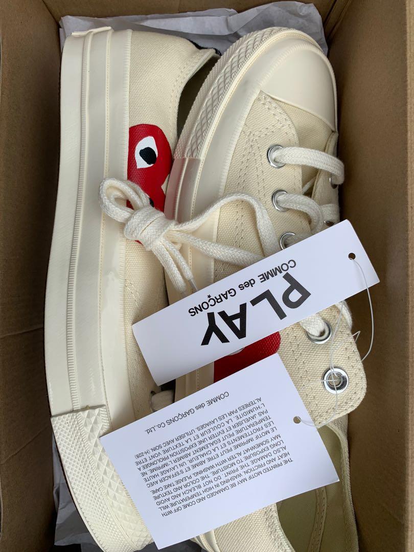 converse cdg, Men's Fashion, Footwear, Sneakers on Carousell