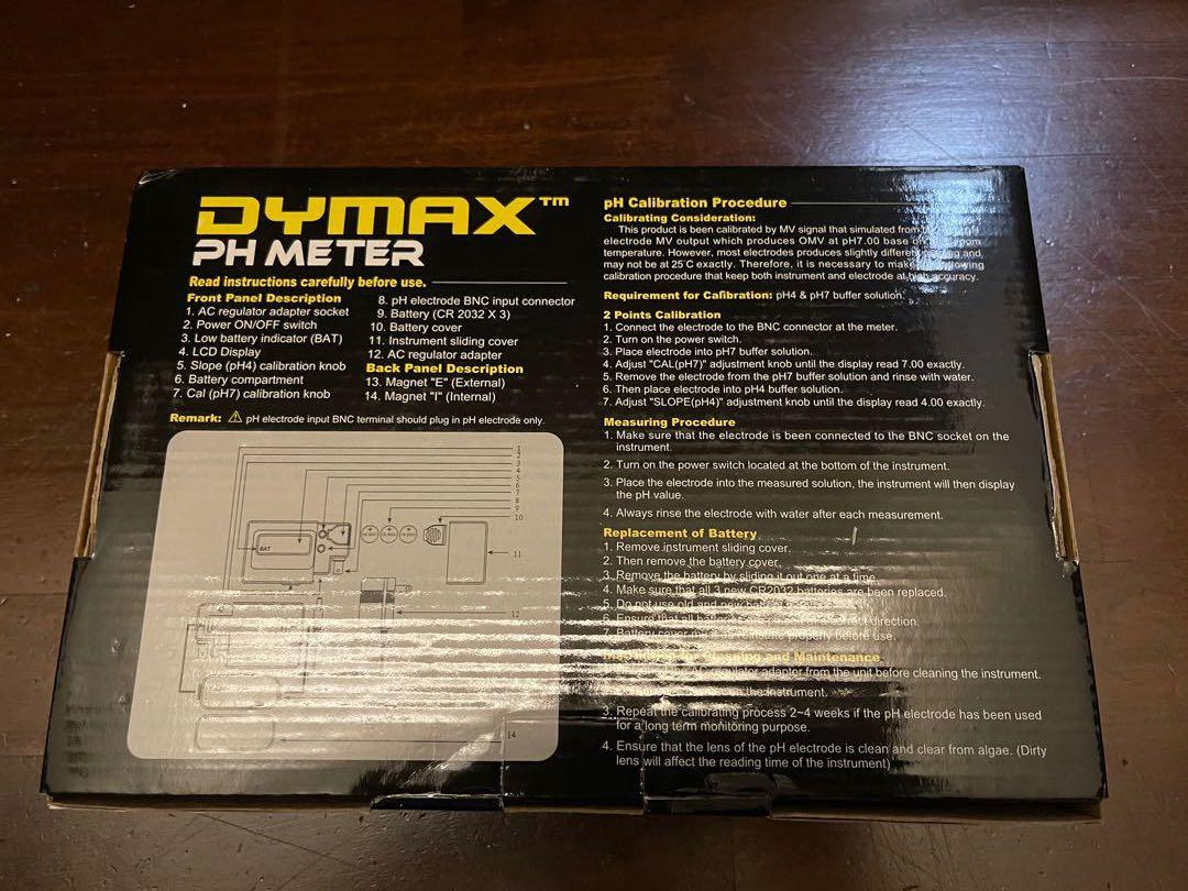 DYMAX PH Meter Set (DM226), Pet Supplies, Homes & Other Pet Accessories on Carousell