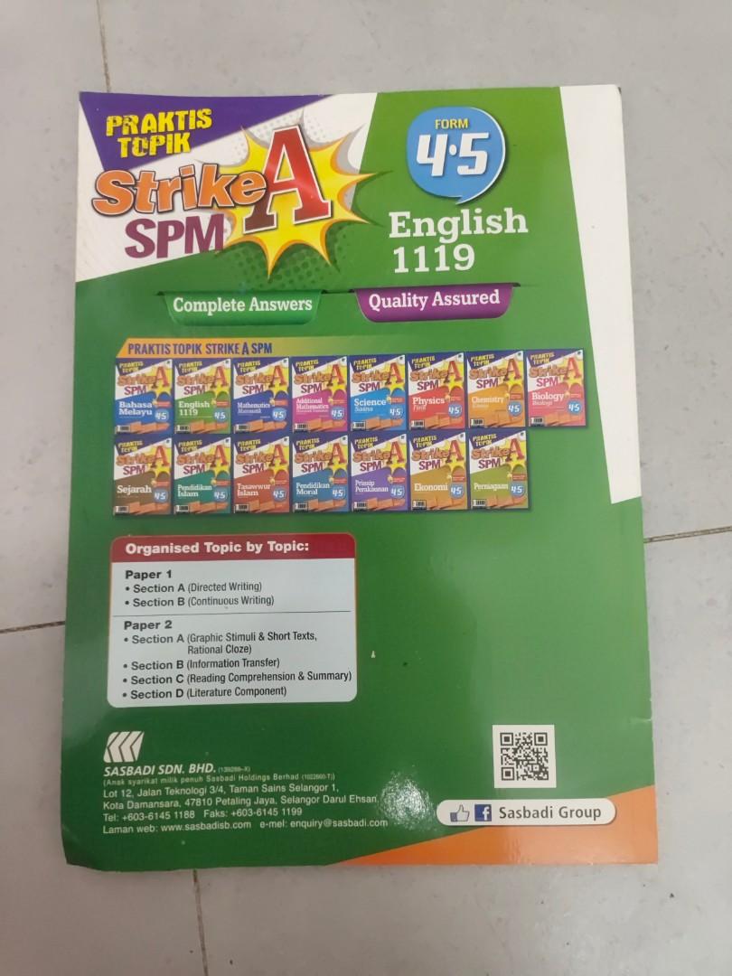 English form 4 form 5, Hobbies & Toys, Books & Magazines, Textbooks on ...